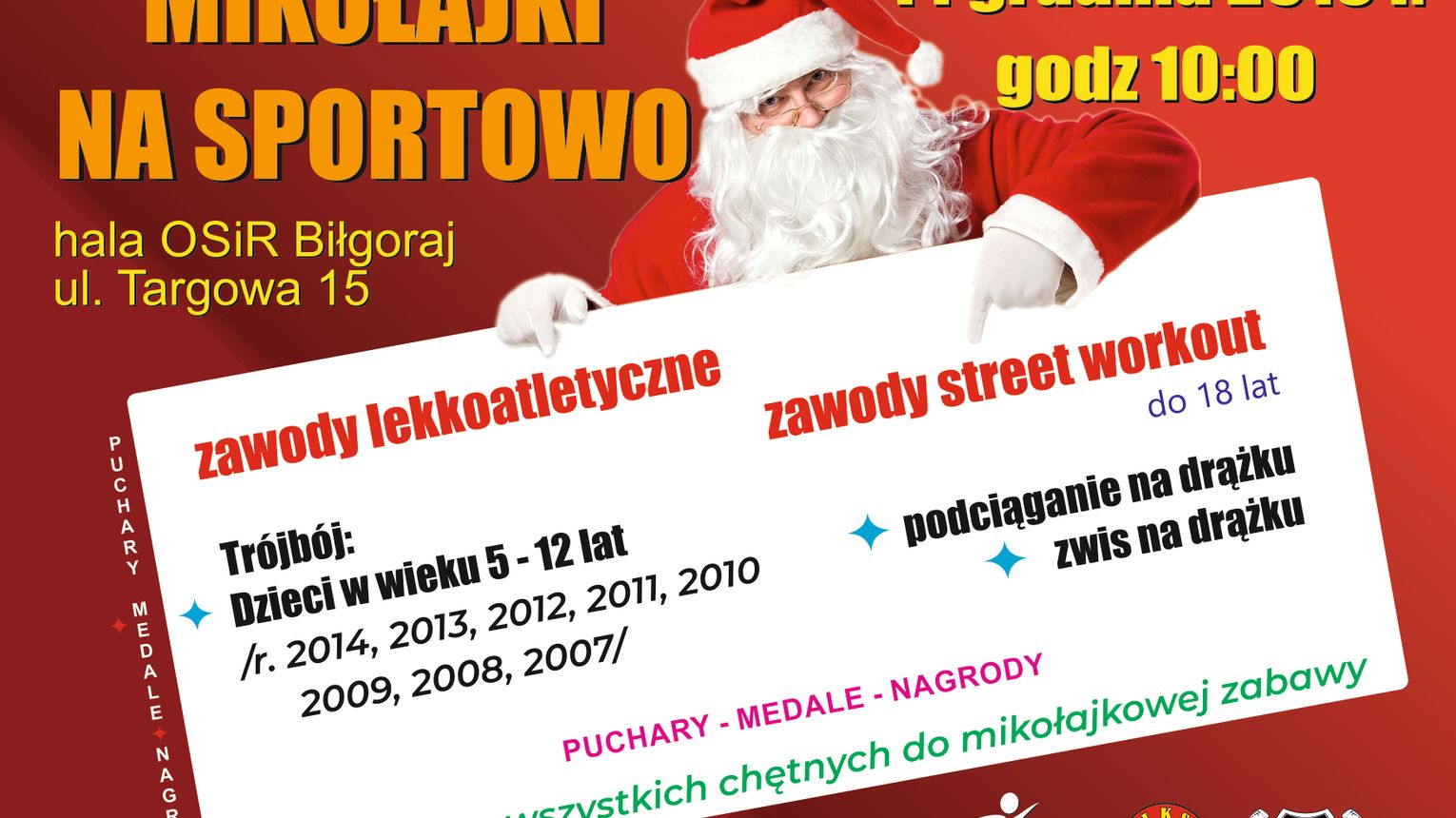 Biłgoraj: Mikołajki na sportowo z OSiR